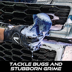 VIKING Mesh Bug Cleaning Car Wash Sponge, Colors Vary - 4 in. x 6 in.