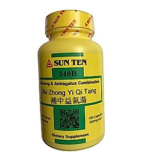Sun Ten - Ginseng & Astragalus Combination Capsules/Bu Zhong Yi Qi Tang/補中益氣湯