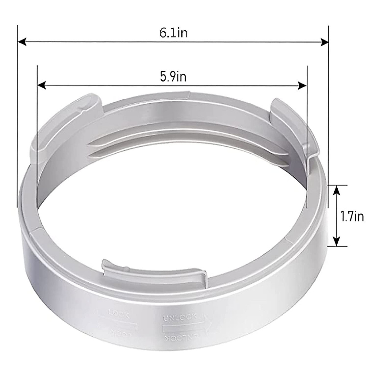 Air Conditioner Exhaust Hose Tube Connector Portable Exhaust Hose Duct Interface Adapter A/C AC Air Conditioner Exhaust Hose Coupler for Portable Mobile Air Conditioner Accessories ( Round)