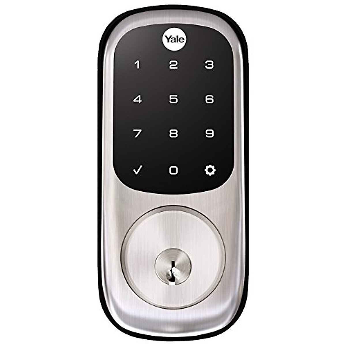 Yale Assure Lock with Zigbee - Smart Touchscreen Keypad Deadbolt - Works with Xfinity Home, Amazon Echo Show, Amazon Echo Plus and More - Satin Nickel