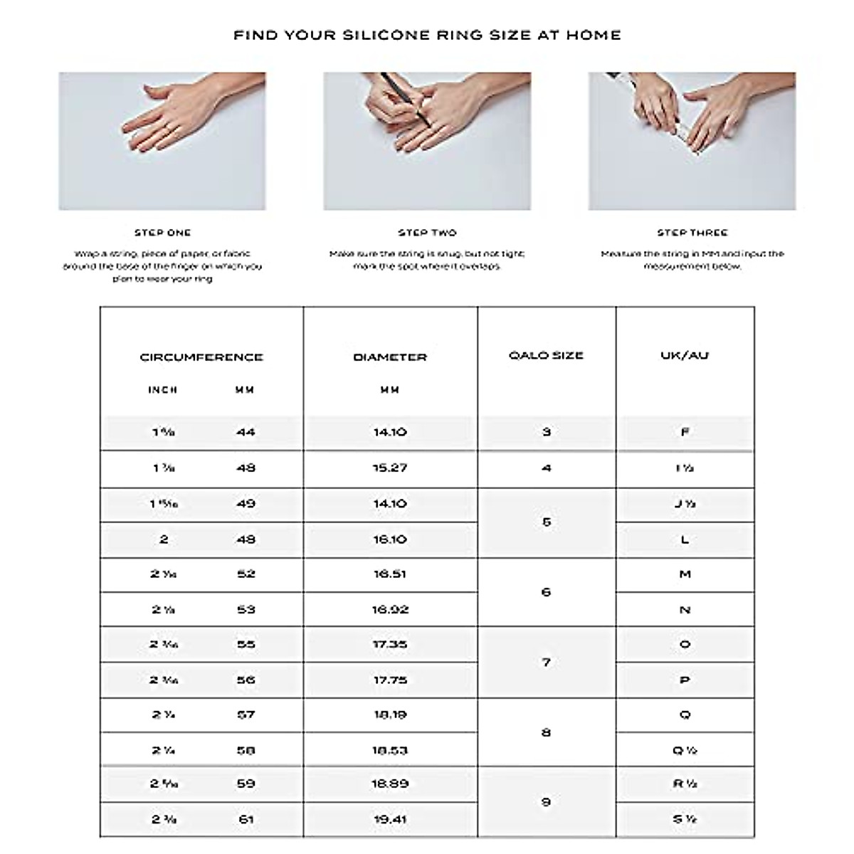 QALO Women's Rubber Silicone Ring, Vine Rubber Wedding Band, Breathable, Durable Engagement Silicone Ring, 5.8mm Wide 1.75mm Thick, Black, Size 7