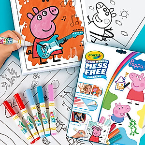 Crayola Peppa Pig Color Wonder Activity Set, Mess Free Peppa Pig Coloring Pages for Toddlers, Peppa Pig Toys & Gifts, Stocking Stuffers