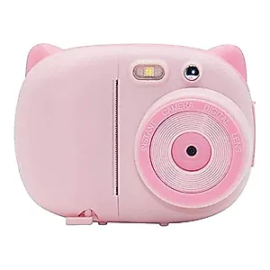 GIENEX Kids Selfie Camera, Christmas Birthday Gifts for Boys Age 3-9, HD Digital Video Cameras for Toddler, Portable Toy for 3 4 5 6 7 8 Year Old Boy with 32GB SD Card (Color : Pink)