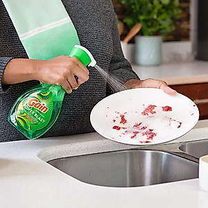 Gain Powerblast Dish Spray, Dish Soap, Original Scent Bundle, 1 Spray (16oz) + 3 Refills (16oz each)