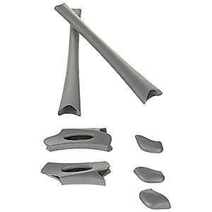 Oakley Flak Jacket Polarized Ear Sock and Nose Pad Accessory Kit, Slate, One Size