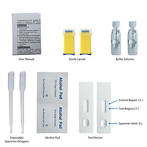 Helicobacter Pylori (H. Pylori) Home Test Kit - Fast and Accurate, Self-Test at Home, Results in 10-15 Minutes, No Lab Visit Required — 2 Tests Included.