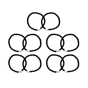 5 Black Military Boot Bands - Blousing Boot Straps Military Grade for USMC, Air Force, Army and More; Straps to Make Your Pants Tight Against Your Boots; Boot Bands Military Standard Size 7.5