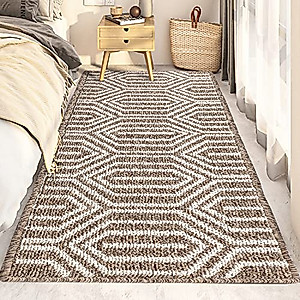 REFETONE Hallway Rug Washable Runner Mat Non Slip for Entryway Entrance Kitchen Laundry Room- 20"x59", Camel