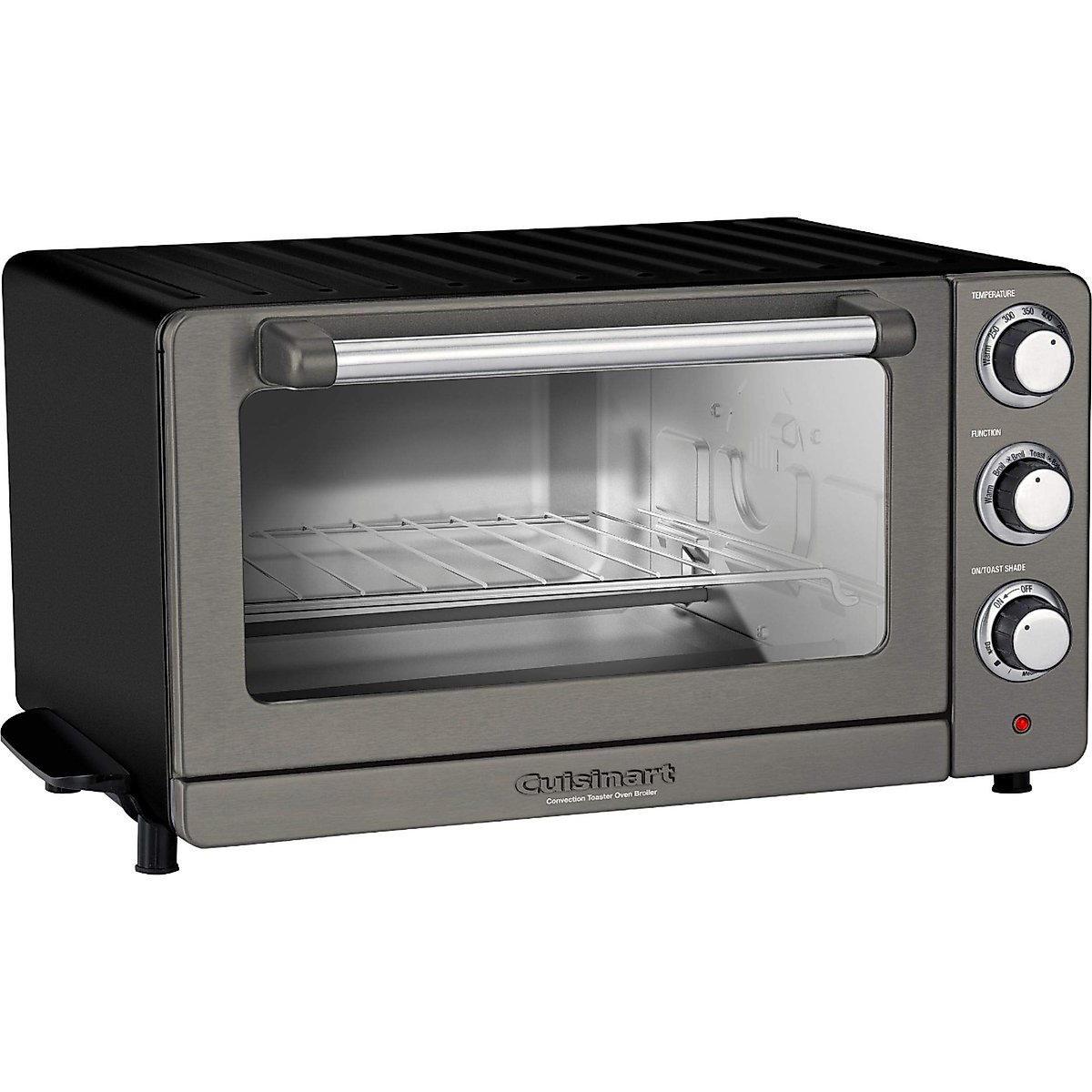 Cuisinart TOB-60N2BKS2 Convection AirFryer Toaster Oven Broiler, 1800-Watt Motor with 8-in-1 Functions, Wide Temperature Range, Large Capacity Air Fryer with 60-Minute Timer/Auto-Off, Black Stainless