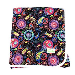 Designer Pattern Ultra-Soft Washable Large 29" x 29" Incontinence Chair or Bed Pad (Cosmic Multi)