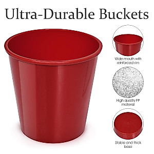 Goplus Yard Pong, Giant Outdoor Games Pong Set with 12 Buckets, 2 Balls and a Carry Bag, Toss Game for Beach, Backyard, Lawn, Party, Camping, Tailgate Game for Family and Friends