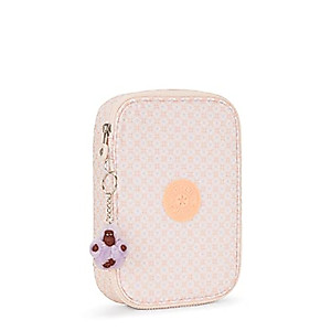 Kipling Women's 100 Pens Printed Case, Accessories, Art Supplies, Makeup, Travel Organizer, Girly Tile PRT