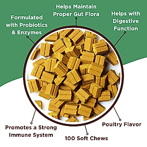 Mission-Proven Globally in Our Counterterrorism Work - Ultimate Probiotic Dog Chews-3X Number of Chews-Advanced Digestive Formula