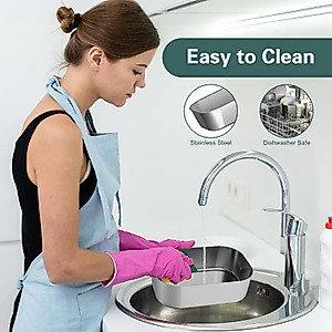 Benooa Electric Heating Lunch Box,3 in 1 Heated Lunch Box for Adults,60W 12/24/110V Leakproof Portable Food Warmer Heater for Car Truck Office Home With Sauce Box & Bag