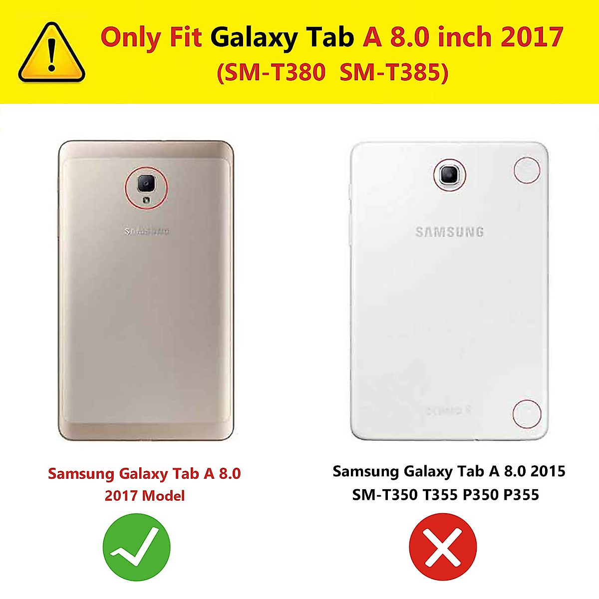 Case for Samsung Galaxy Tab A 8.0 inch 2017 Tablet (SM-T380 SM-T385),360 Degree Rotating Stand Case Full Protective Cover,with Stylus Pen,Screen Film (Deep Blue)