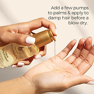 L'ANZA Keratin Healing Hair Oil Treatment, Keratin Hair Treatment, Hair Oil For Damaged Hair, Revives & Nourishes, Sulfate Free Healing Oil for Hair with Phyto IV Complex, Cruelty Free Hair Care