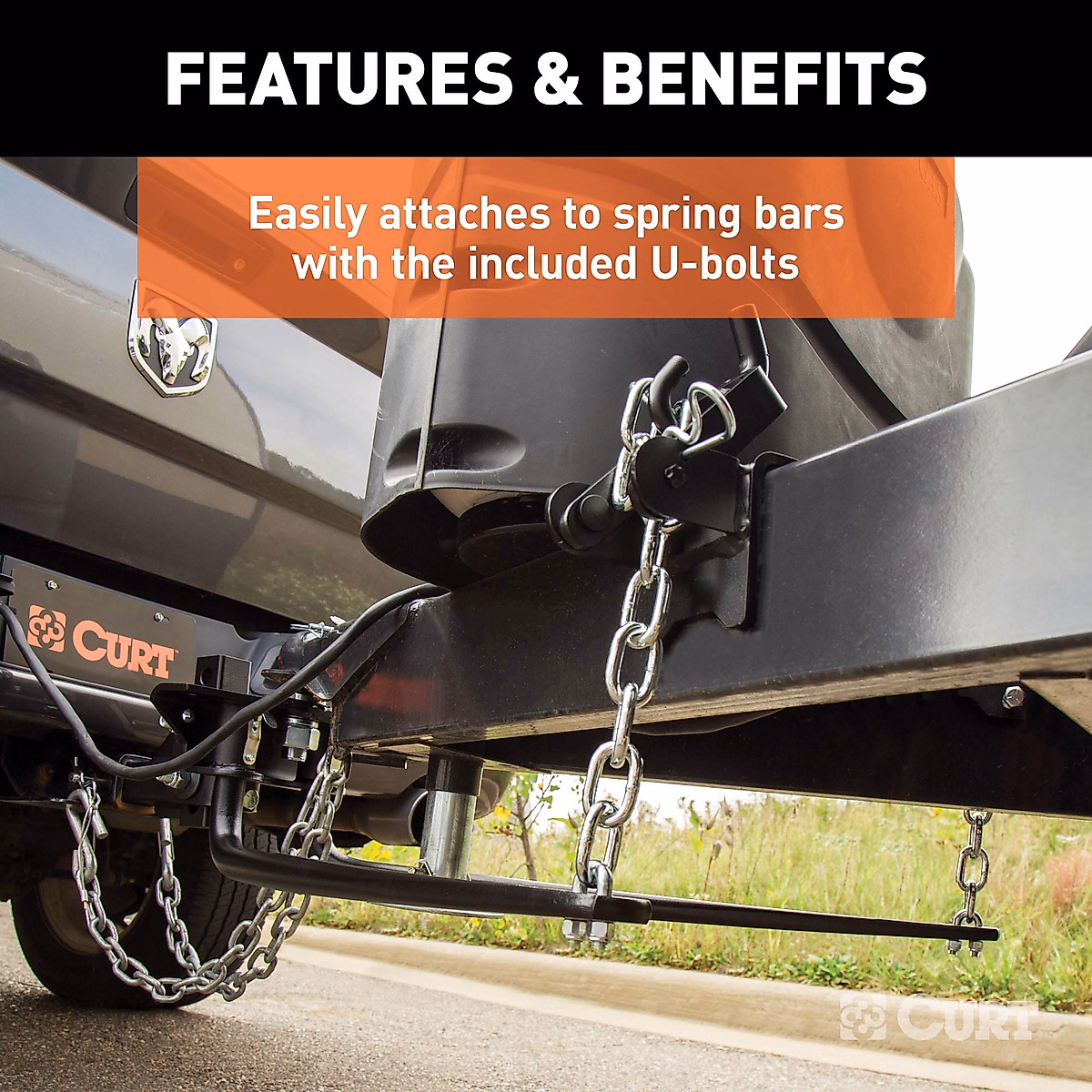 CURT 17111 Replacement Weight Distribution Hitch Chain Kit