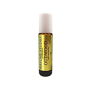OudWood Perfume Oil. Perfume Studio IMPRESSION of TF Oud Wood for Men. 10ml Amber Glass Roll On White Cap; 100% Pure Parfum Oil (VERSION/TYPE Oil; Not Original Brand)
