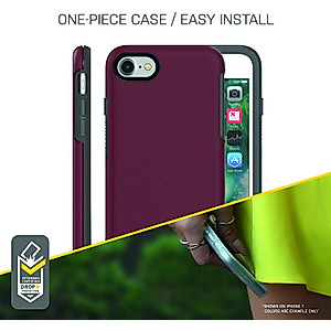OtterBox Symmetry Series Case for iPhone SE 3rd Gen (2022), iPhone SE 2nd Gen (2020), iPhone 8/7 (NOT Plus) - Includes Cleaning Cloth, Eco-Friendly Packaging - Saltwater Taffy