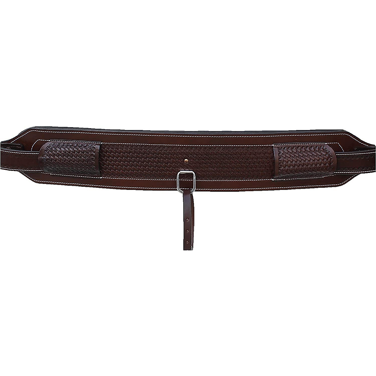 Equitack Western Tooled Padded Leather Rear Flank Back Saddle Cinch Billets (Leather)