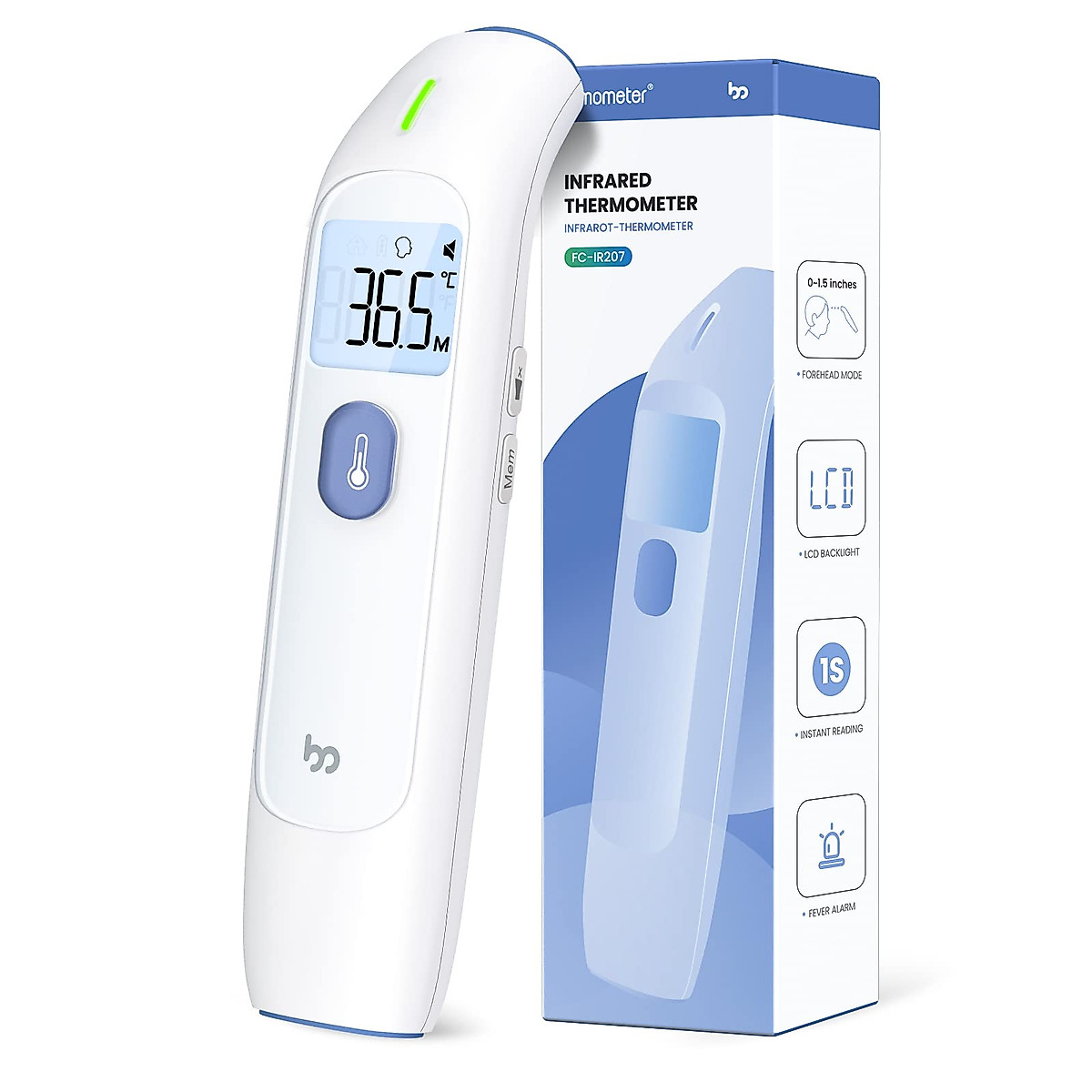 Forhead Thermometer Digital Baby Thermometer (Cream)
