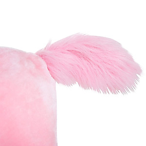 Qaba Kids Ride on Rocking Horse Toddler Plush Toy with Realistic Sounds and Swinging Tail for 3 Years Old Children