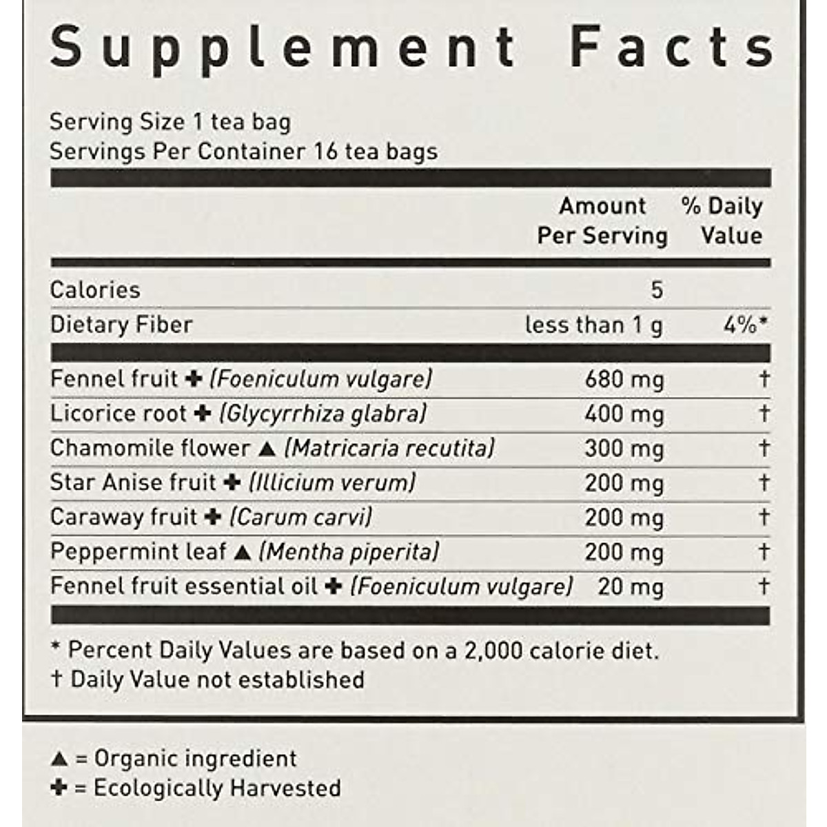 GAIA HERBS Gas Bloating Tea, 16 CT