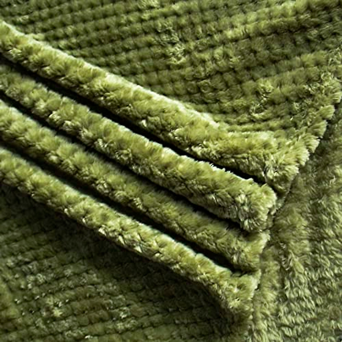 Tronssien Fleece Throw Blankets Super Soft Flannel Cozy Blankets Washable Lightweight Fuzzy Blanket for Couch Sofa Bed Office Throw Size Warm Plush Blankets for All Season (50'x 60')