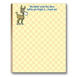 Stonehouse Collection Funny To Do List Notepads Assorted Pack - 4 Pads For Your Lists - Office Notepads - USA Made (Funny Pack)
