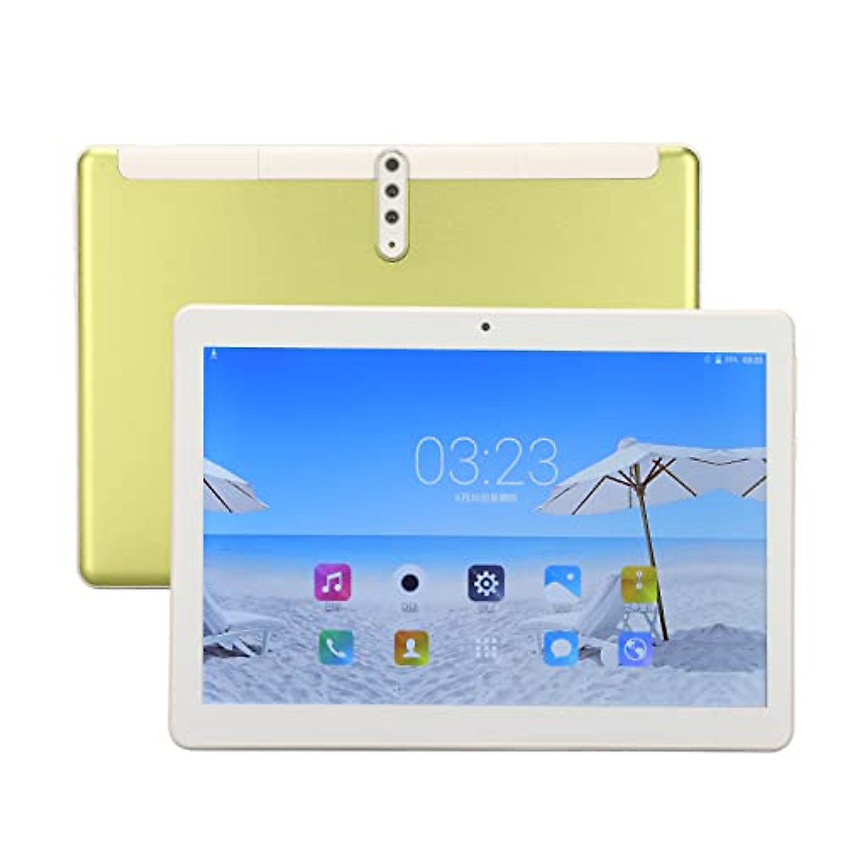 Pomya Tablet, 10.1 Inch 1280x800 IPS HD Touch Screen Tablet for Android 5.1, 1GB RAM 16GB ROM 8 Core PC Tablet, 3G Network Calling Tablet for Daily Use