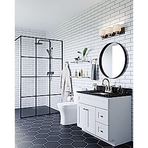 Design House 538355 Calisto Bathroom Accessory Wall Mounted Towel Ring, Satin Nickel Finish, One Size