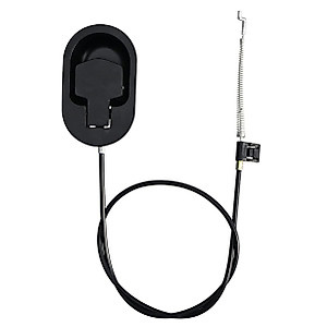 VORCOOL Universal Aluminum Metal Pull Recliner Handle Chair Release Lever Replacement Metal Handle with Spring and Cable for Sofa Couch (Handle with 96cm Cable)