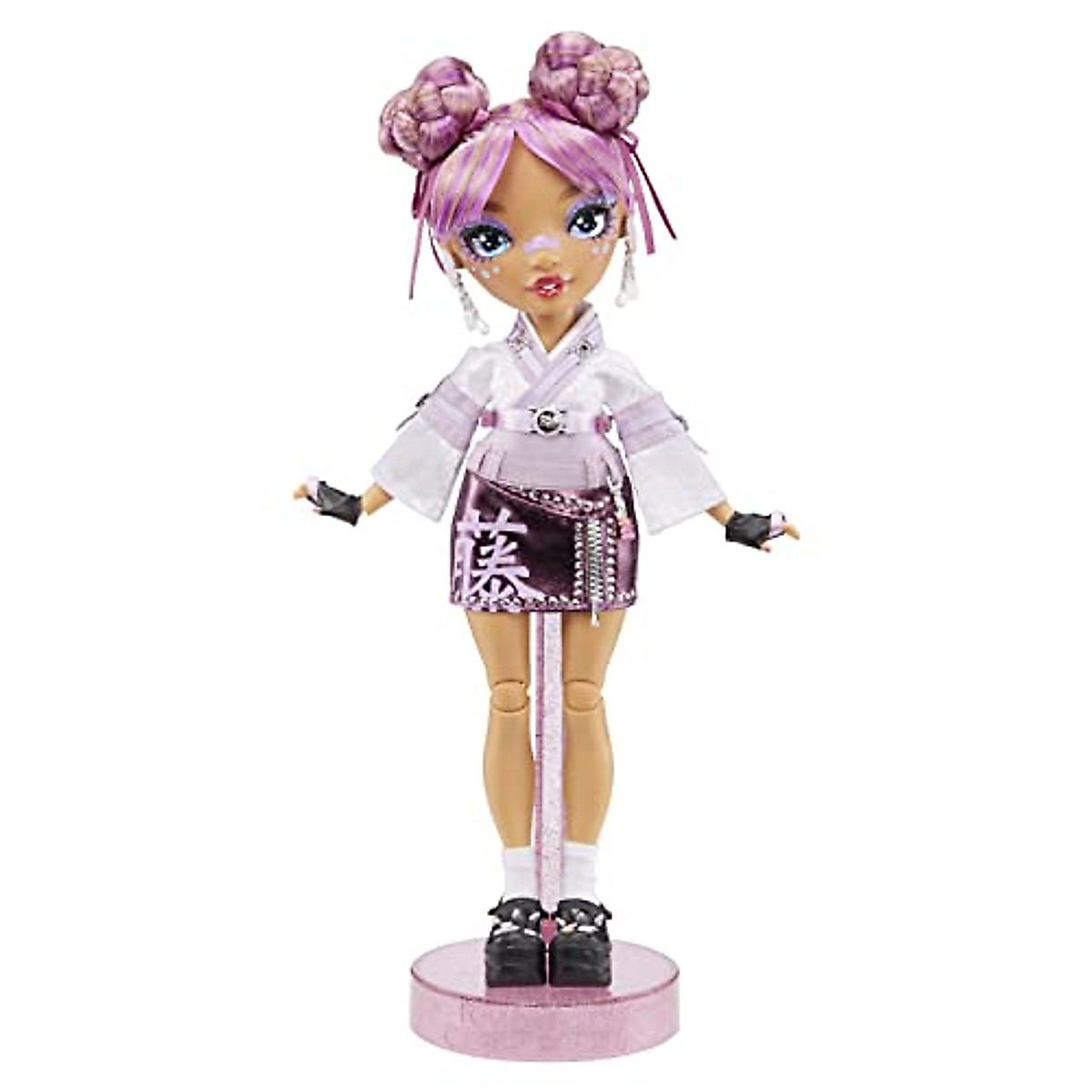 Rainbow High Lila Yamamoto- Mauve Purple Fashion Doll. 2 Designer Outfits to Mix & Match with Accessories, Great Gift for Kids 6-12 Years Old and Collectors