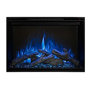 Modern Flames Redstone Traditional 26" Built-in Electric Fireplace - Hybrid-FXTM Flame Technology - Multi-Color Flames - with Remote Control - RS-2621