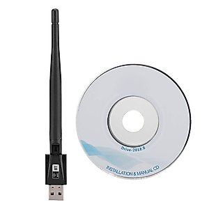 ASHATA Network Adapter, RTL8821CU 600M Drive Band PC LAN Card for USB Bluetooth Adapter