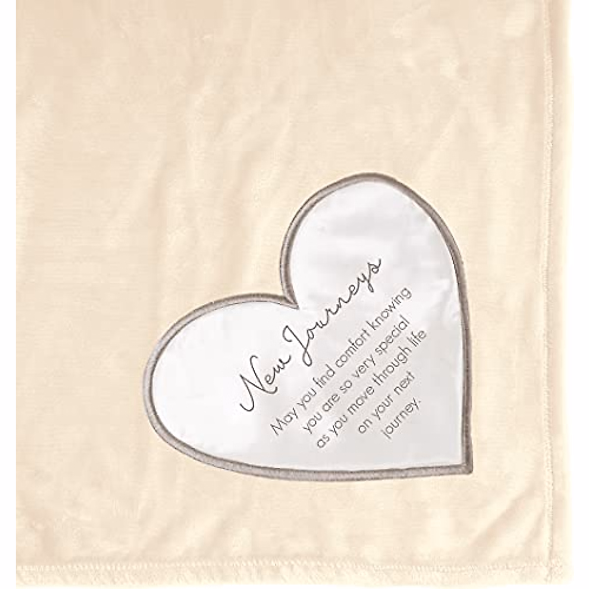 Pavilion - New Journeys - 50 x 60 Inch Soft Royal Plush Tan Throw Blanket