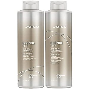 Joico Blonde Life Brightening Shampoo and Conditioner Set, 33.8 Fl Oz (Pack of 2)
