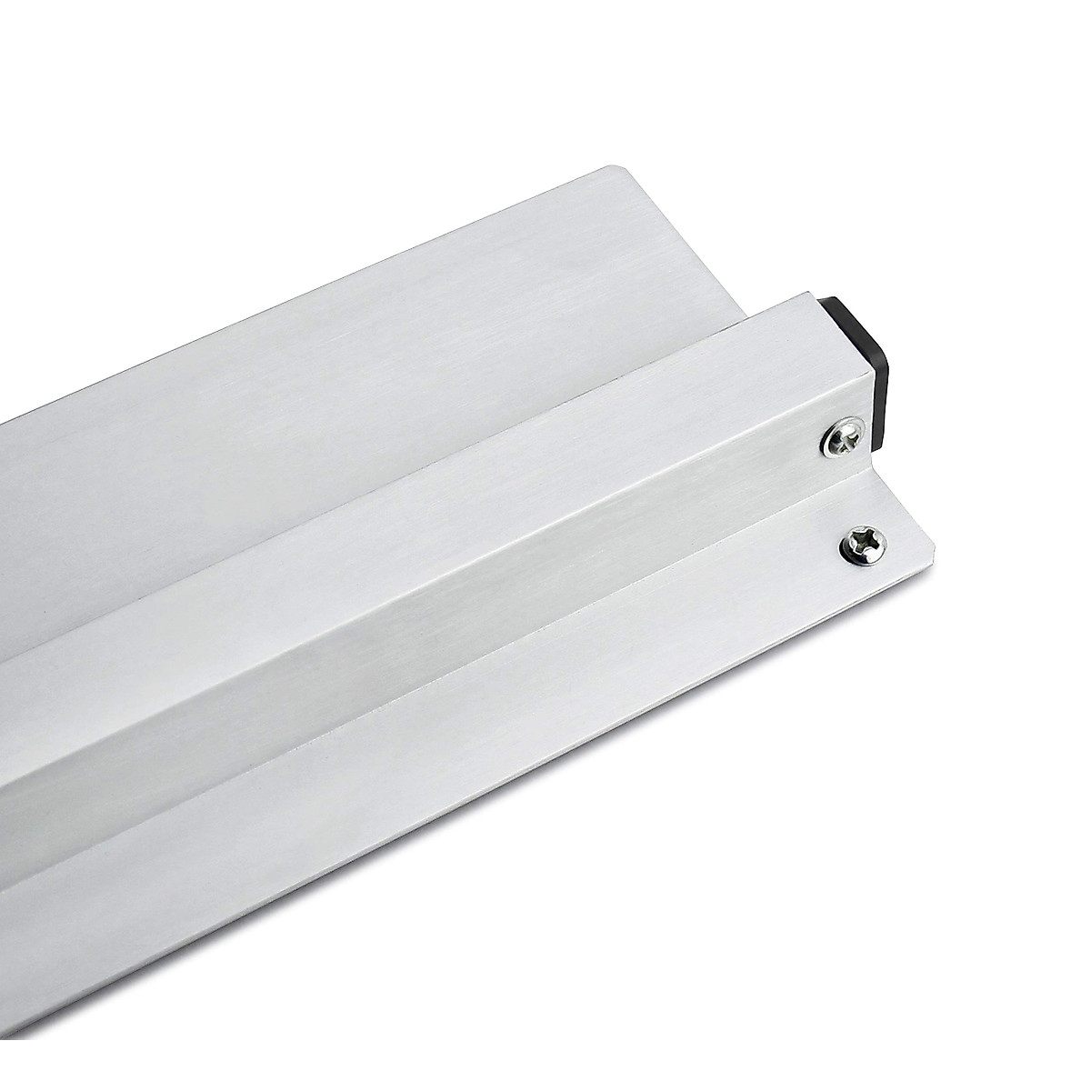 New Star 23923 Anodized Aluminum Slide Check Rack, 36-Inch, Silver