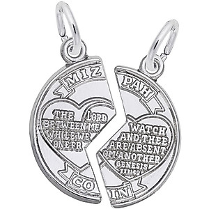 Sterling Silver Mizpah Charm