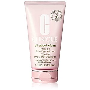 Rinse Off Foaming Cleanser Clinique 5 FL oz Cleanser for Unisex