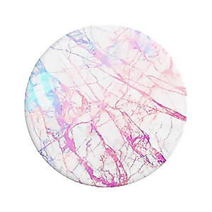 PopSockets PopGrip: Phone Grip and Phone Stand, Collapsible, Swappable Top, Aurora Granite