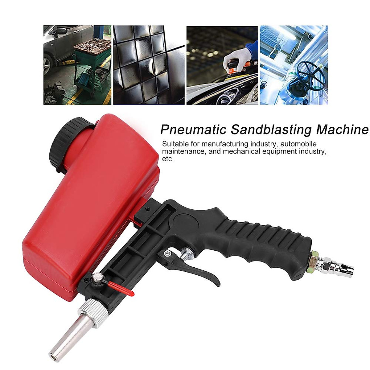 Pneumatic Sandblasting Machine, Industrial Adjustable Portable Sand Blaster Hand Held Pneumatic Sand Blaster