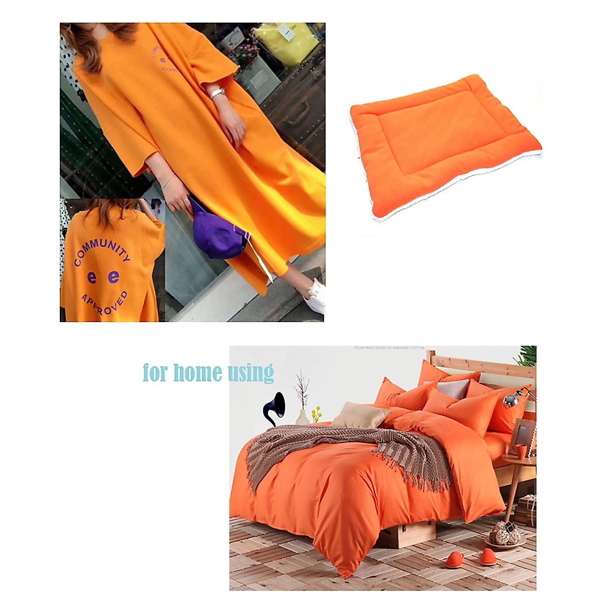 Orange Stretch Spandex T Shirt Knit Fabric Solid Cotton Spandex Knitting Jersey by The Yard Craft Fabric by Yard DIY Sewing Hobby Fabric for T-Shirt (Vermillion Orange, 1 Yard)