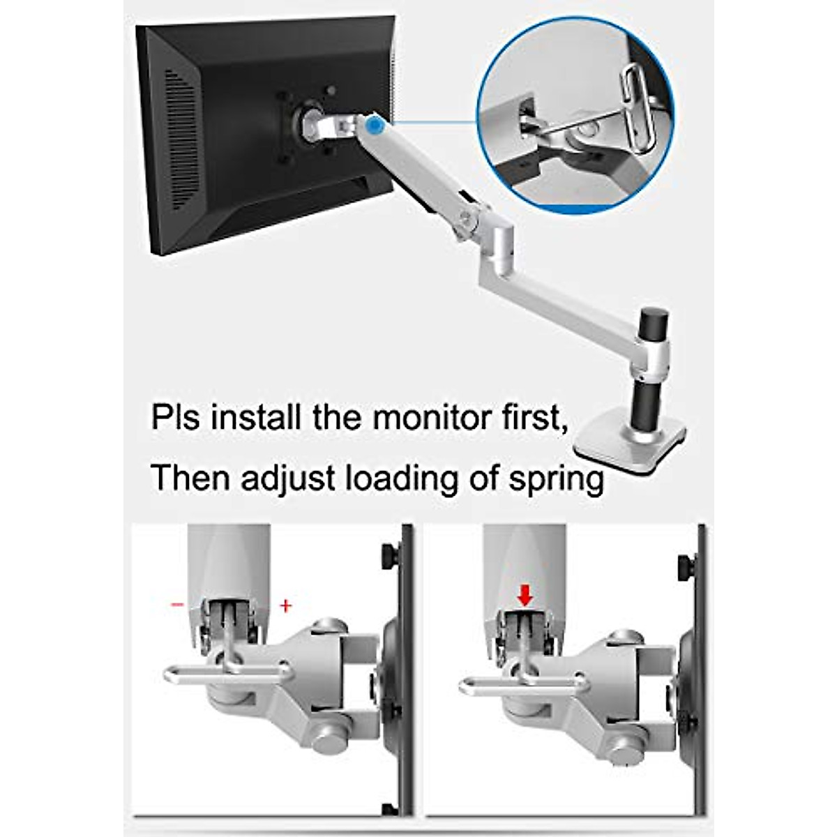Wall Mount Laptop & Monitor Holder - Ultra Long Full Motion