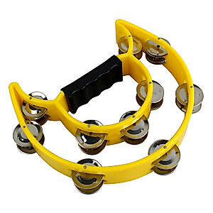 YMC Half Moon Tambourine Double Cutaway TAM20-YW -Yellow