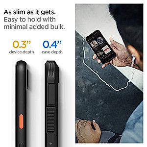 Spigen Tough Armor [Extreme Protection Tech] Designed for Google Pixel 4a Case (2020) [NOT Compatible with Pixel 4a 5G] - Black