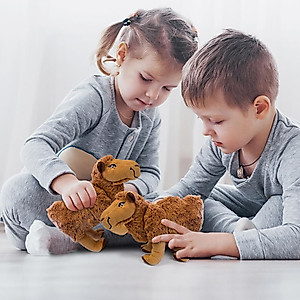 ArtCreativity Plush Camel Toy, 9 Inch Soft Humpback Camel Stuffed Toy for Kids, Cute Home and Nursery Animal Decorations, Zoo Party Prop, Best Birthday Idea