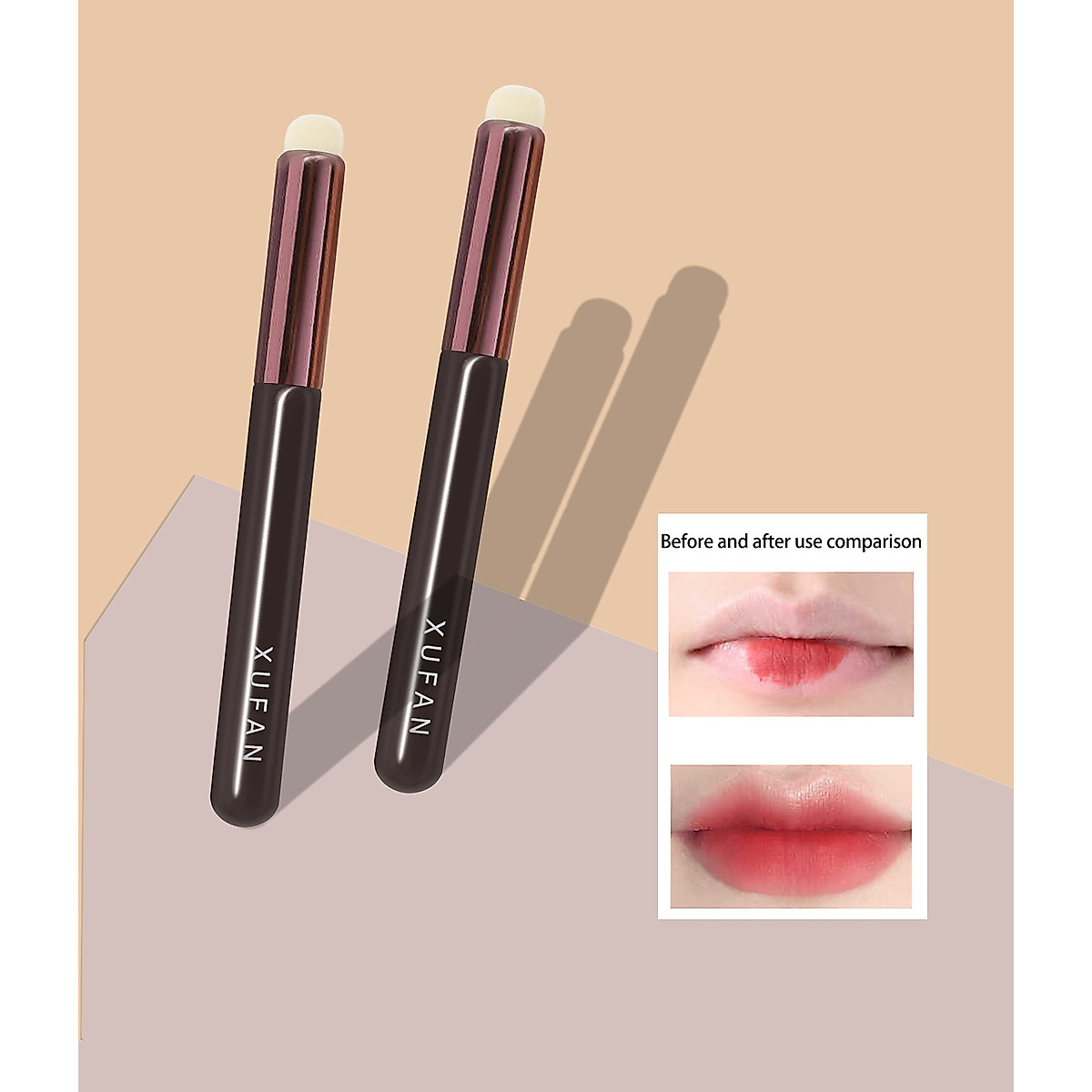 Lip Brush, Lip Smudge Brush, Eye Shadow Brush, Shadow Brush, Makeup Brush, Professional Lip Makeup Brush