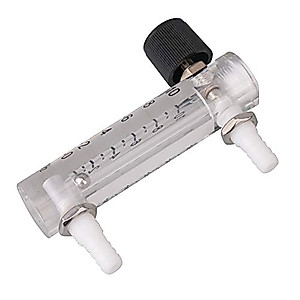 CNBTR LZQ-3 0-10 LPM Tube Type Acylic Flowmeter Gas 8mm Hose Fitting Oxygen Flowmeter Regulator Flow Meter