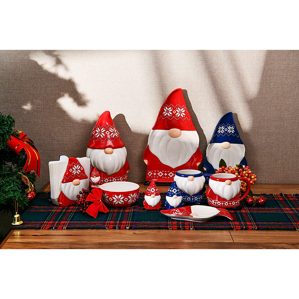 Bico Red Gnome Spoon Rest, House Warming Gift, Dishwasher Safe